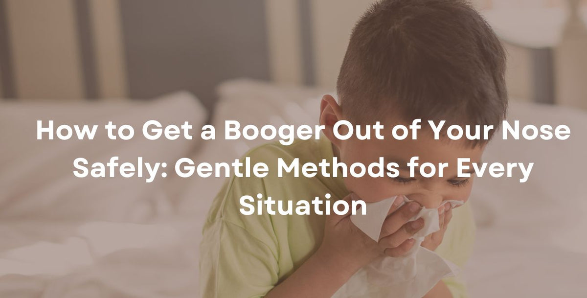 How to Get a Booger Out of Your Nose Safely