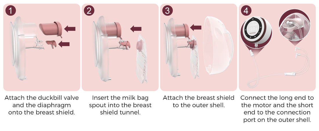 Momcozy Wearable Milk Collection Cups for Most Electric Breast Pumps