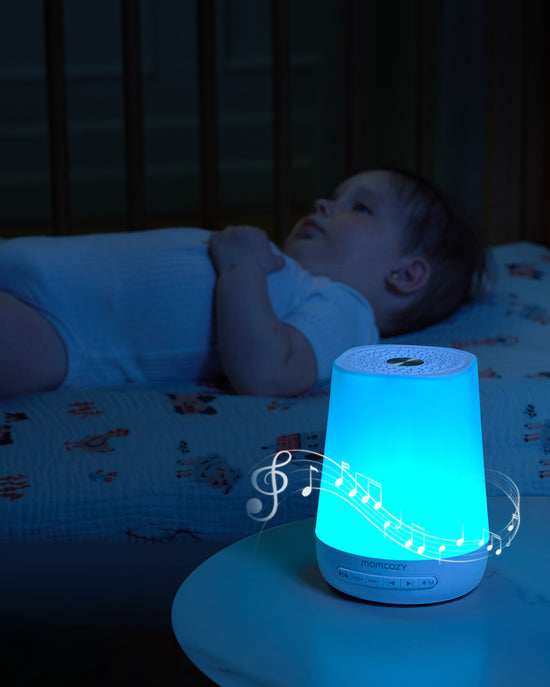 Smart Baby Sound Machine with App Control & Night Light | Momcozy