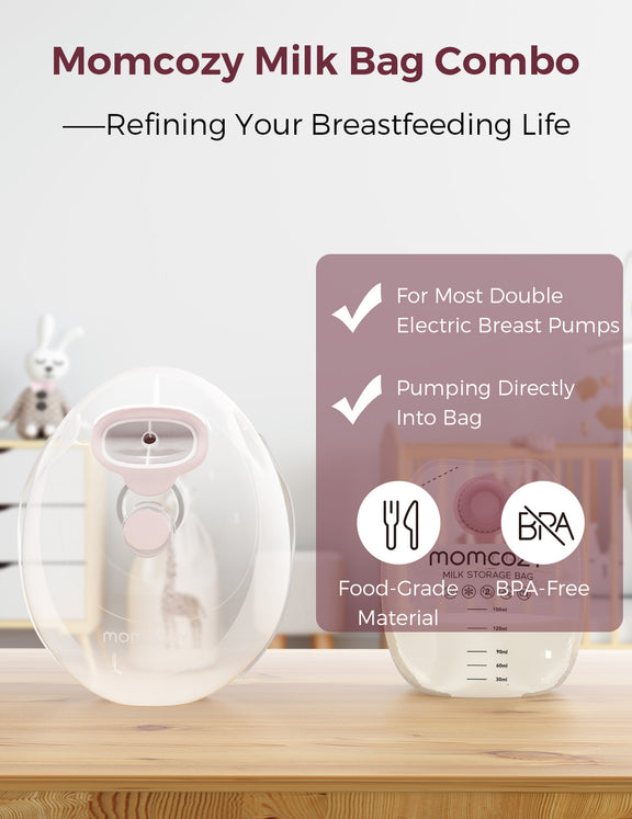 Momcozy Wearable Milk Collection Cups for Most Electric Breast Pumps