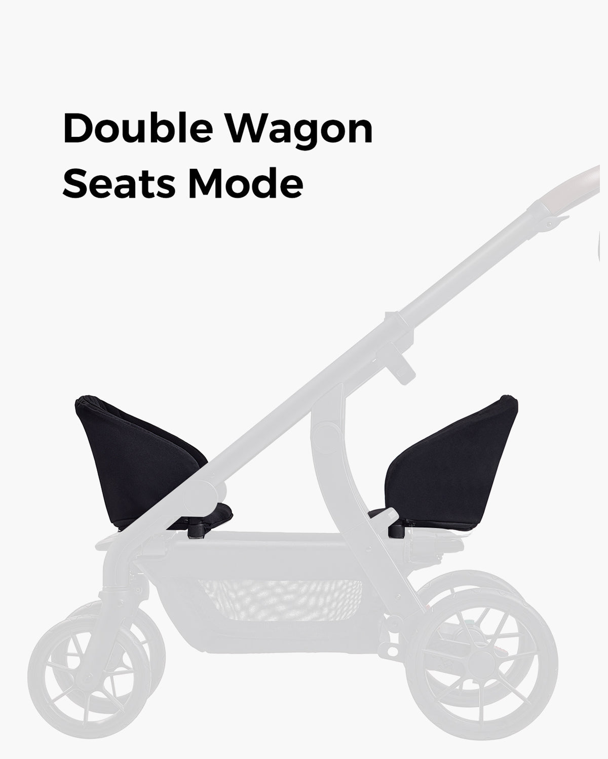 Momcozy ChangeGo Stroller Wagon Backrest | Perfect Family Comfort